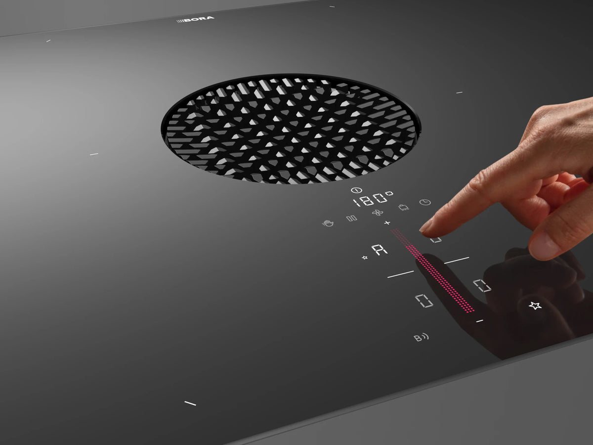 BORA X Pure surface induction cooktop with integrated cooktop extracto ...